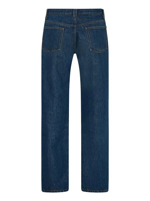 THE ROW Daciana Cropped Jeans - Medium Indigo
