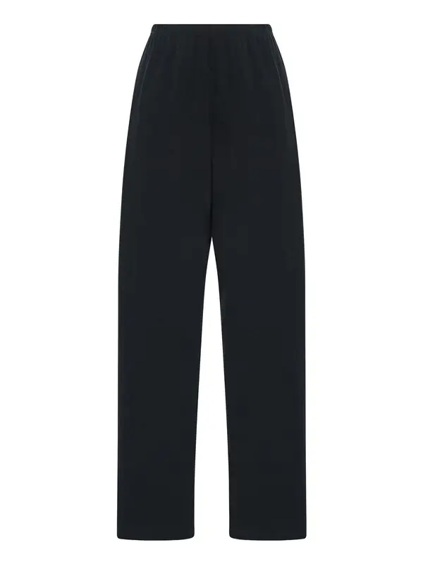 THE ROW Kohana Straight-leg Sweatpants - Black