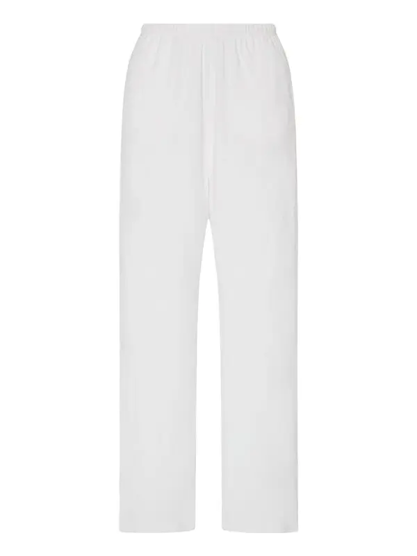 THE ROW Kohana Straight-leg Sweatpants - White