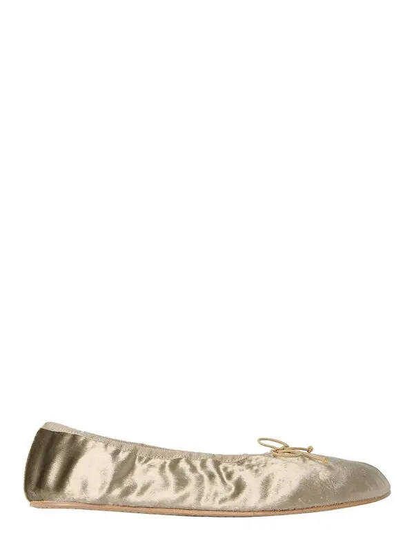 THE ROW Round Ballet Flat - Taupe