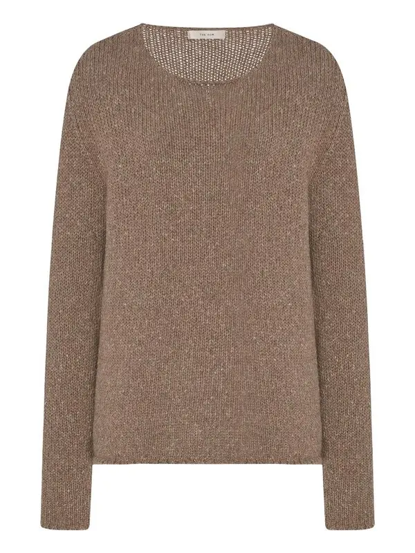 THE ROW Nitha Cashmere Sweater - Dune