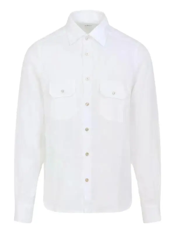 Kiton Flap-pocket Shirt - White