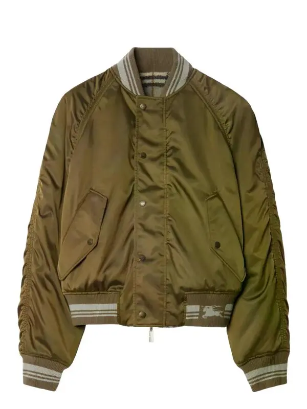 Burberry Reversible Nylon Bomber Jacket - Grey