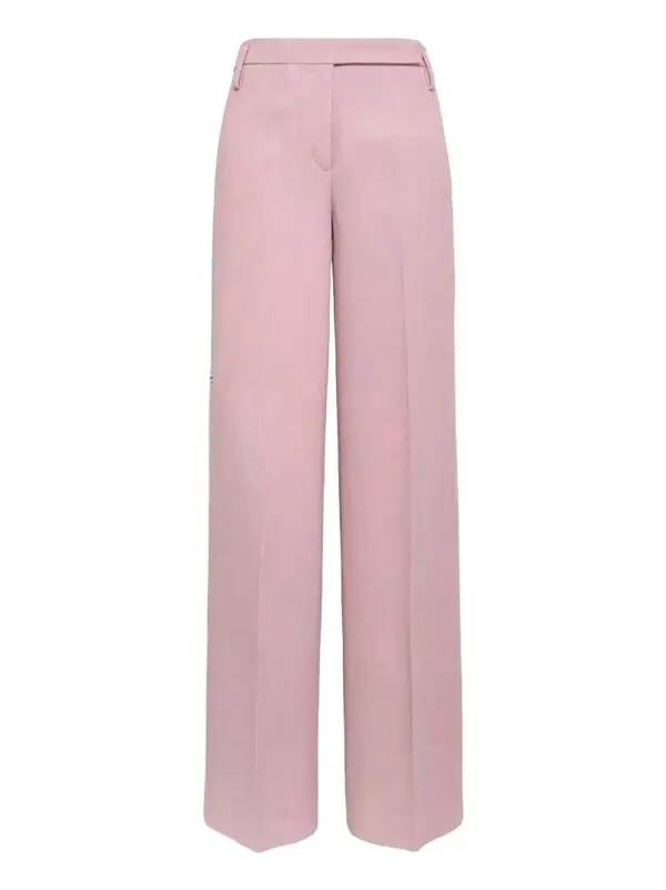 Dorothee Schumacher Layered Wide Leg Trousers - Pink