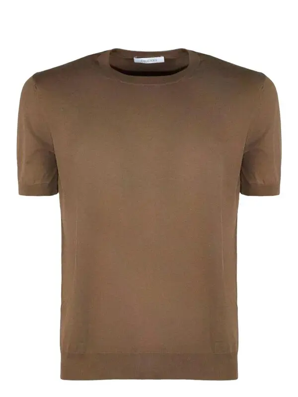 CRUCIANI Short-sleeve T-shirt - Brown