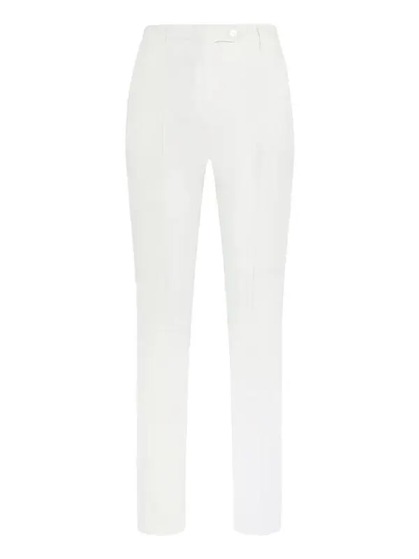 Kiton Tapered Trousers - White