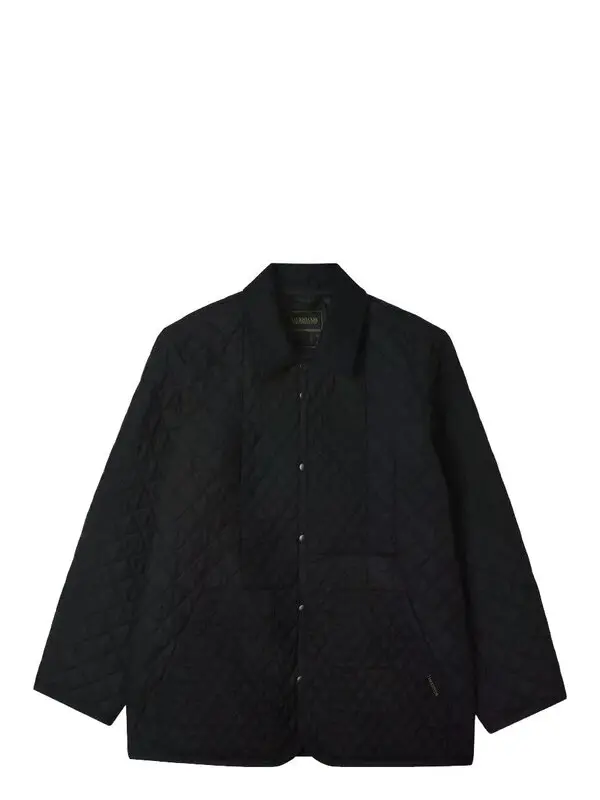 LAVENHAM Diamond-quilted Bomber Jacket - Black