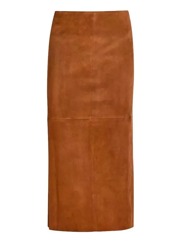 Stouls Winona Panelled Midi Skirt - Brown