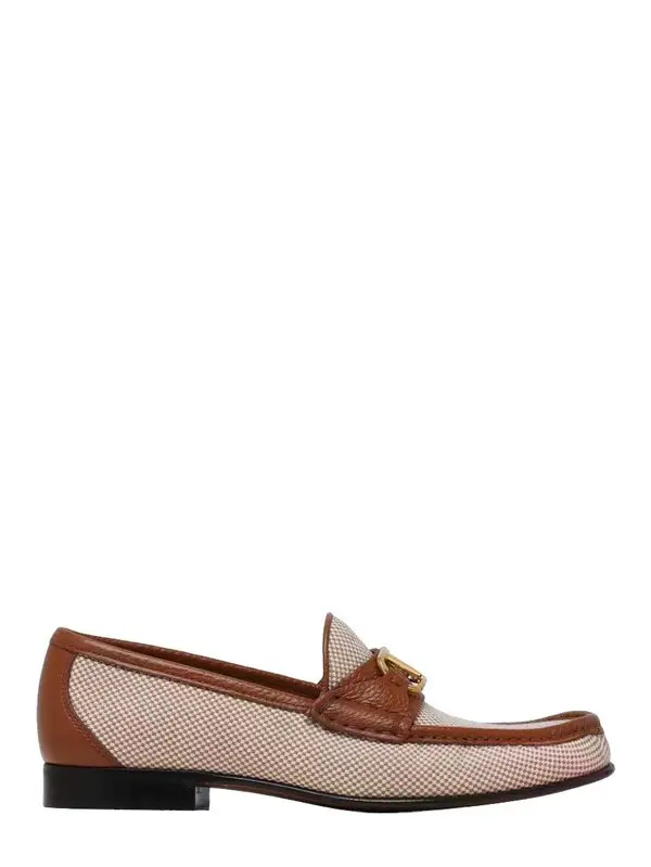 Valentino Garavani Logo Loafers - Neutrals