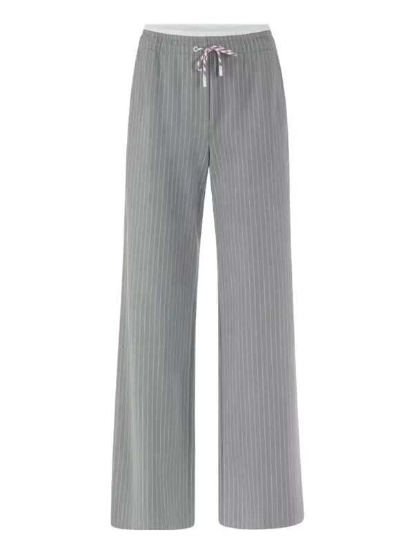 MARCCAIN Washington Striped Trousers - Grey