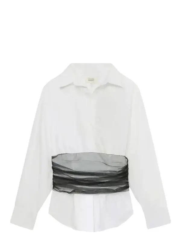 RENAISSANCE RENAISSANCE Tulle Shirt - White