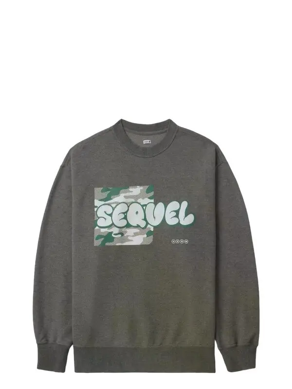SEQUEL Graphic Print Sweatshirt - Grey