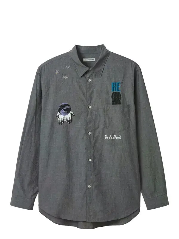 UNDERCOVERISM Patch-appliqué Pocket Shirt - Grey