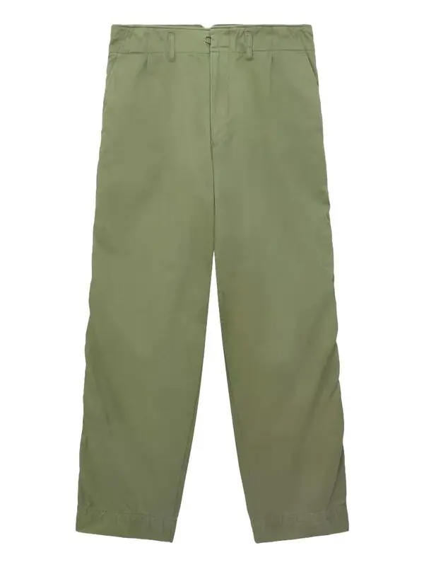 KOLOR BEACON Gathered Detail Trousers - Green