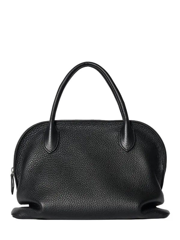 THE ROW Agnes 12 Top Handle Bag - Black