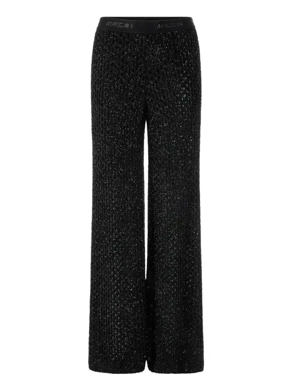 MARCCAIN Welkom Knitted Trousers - Black