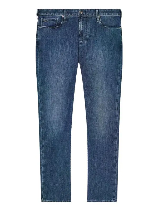 Emporio Armani Five-pocket Trousers - Blue
