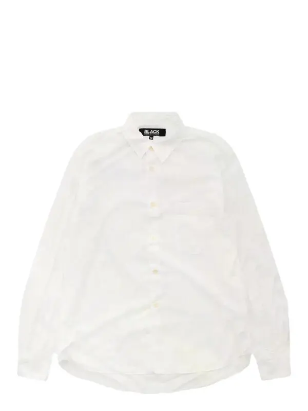 BLACK COMME DES GARÇONS Patch-pocket Shirt - White