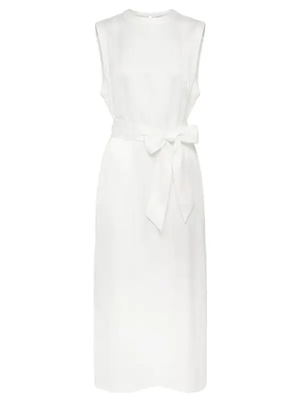 Martin Martin Robe Roma Bow-detail Dress - White