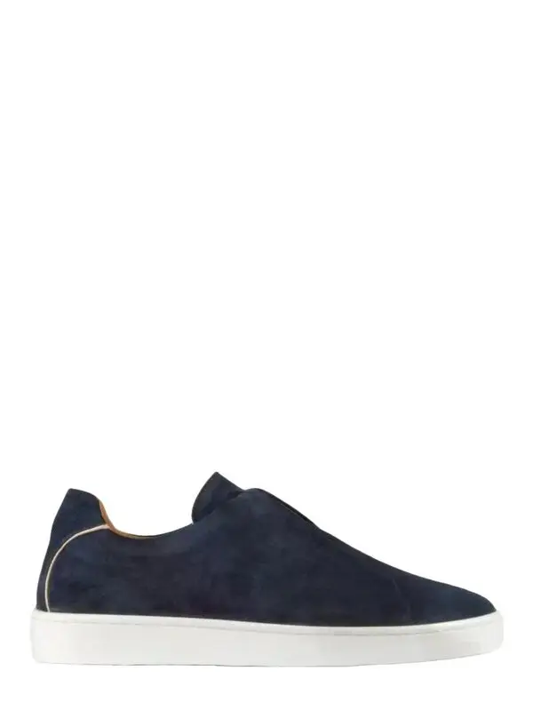 AURELIEN Slip-on Suede Sneakers - Blue