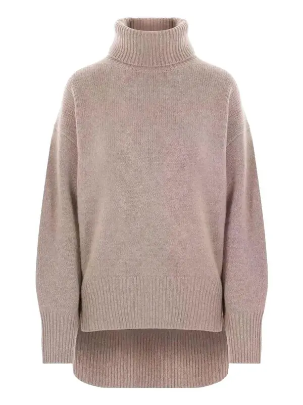 Arch4 High-neck Wool Sweater - Neutrals