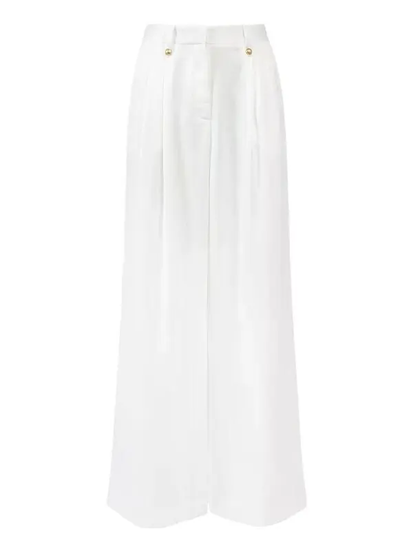 Martin Martin Jean Claude Pleated Trousers - White