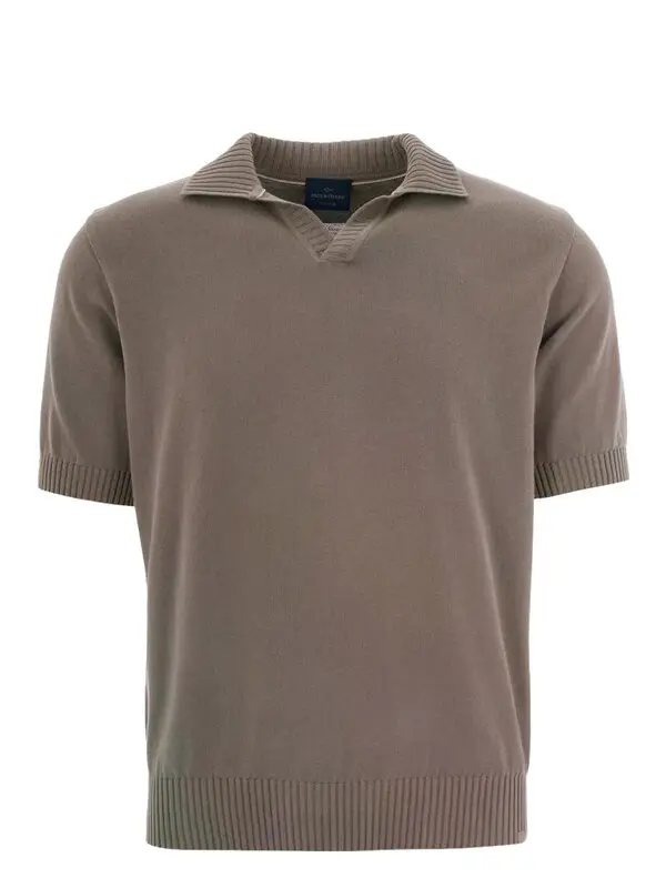 Paul & Shark V-neck T-shirt - Brown