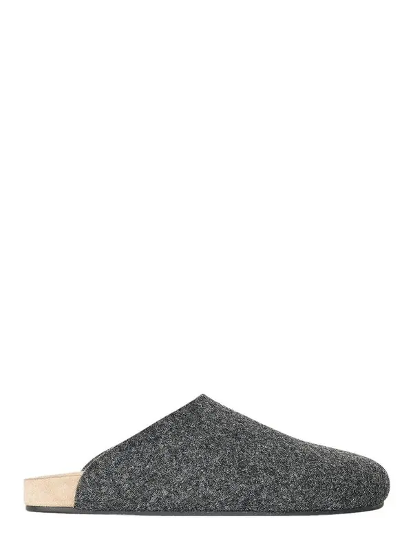 THE ROW Hudson Two Slip-ons - Charcoal