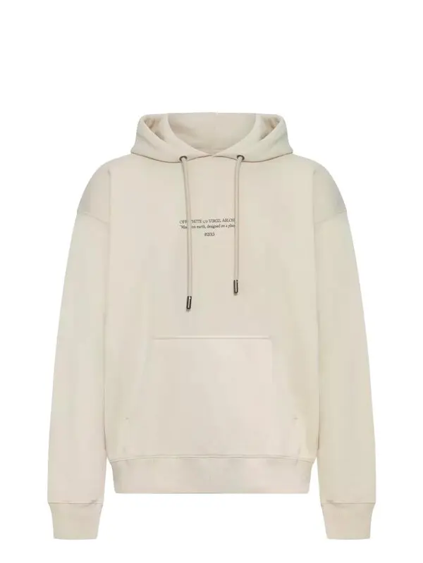 Off-White Hooded Sweatshirt - Neutrals
