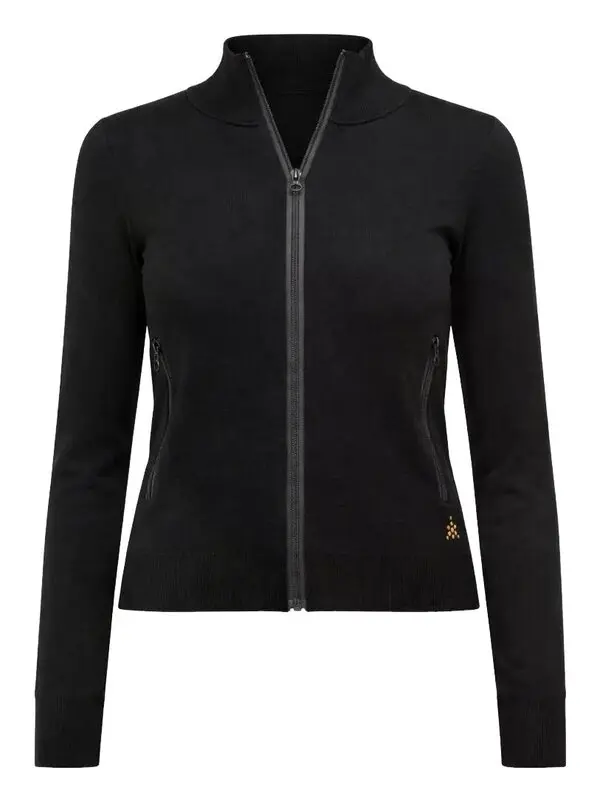 BIOMA High-neck Zip Cardigan - Black