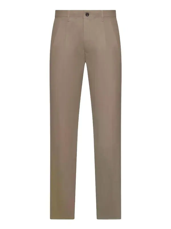 Incotex Straight Leg Tailored Trousers - Neutrals