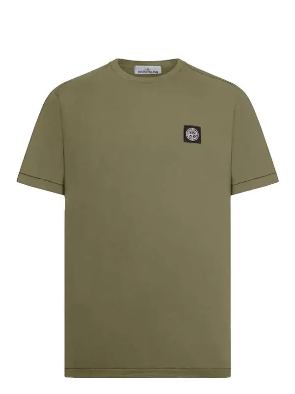 Stone Island Logo Patch T-shirt - Green