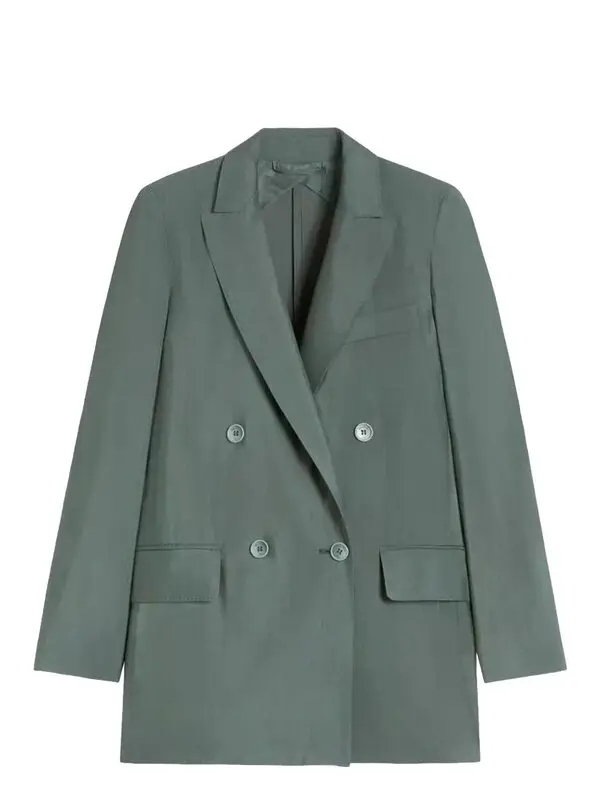Max Mara Double-breasted Blazer - Green