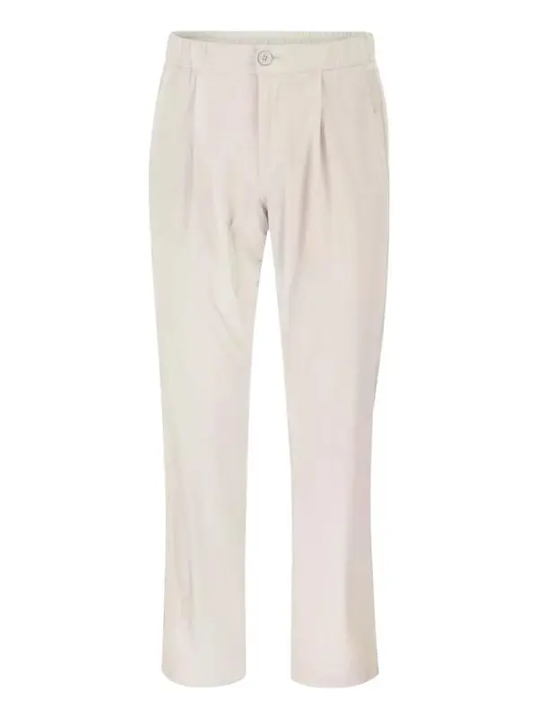 Herno Pleated Elasticated Trousers - Neutrals