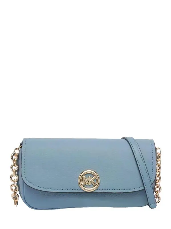 Michael Kors Logo-plaque Shoulder Bag - Blue
