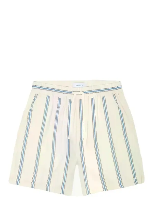 LES DEUX Lawson Striped Swim Shorts - Neutrals