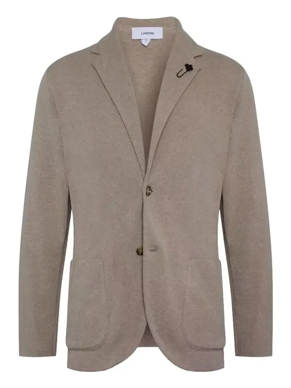 LARDINI Single-breasted Blazer - Neutrals