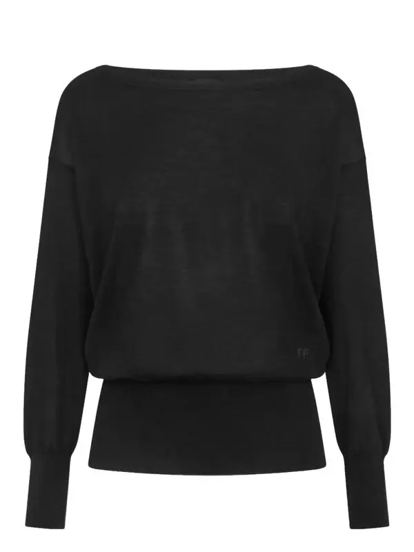 TOM FORD Boat-neck Sweater - Black
