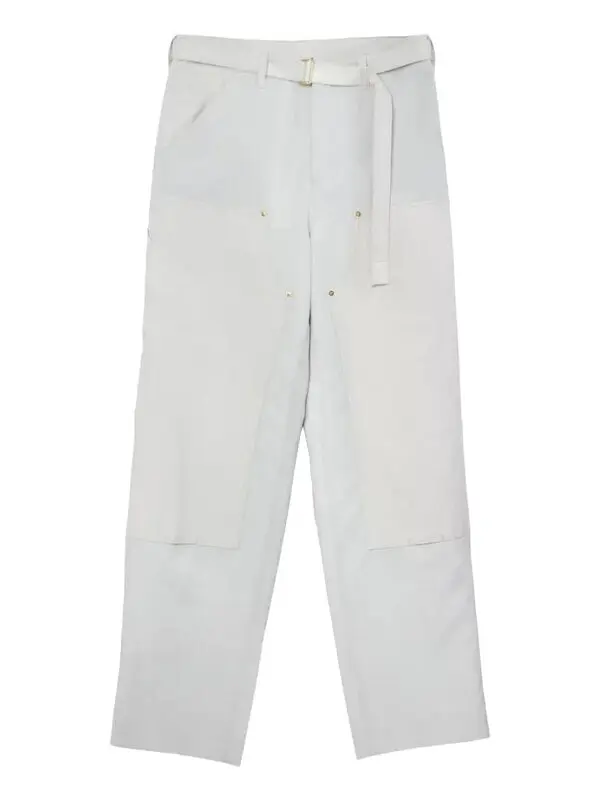 Sacai X Carhartt Wip Duck Trousers - White