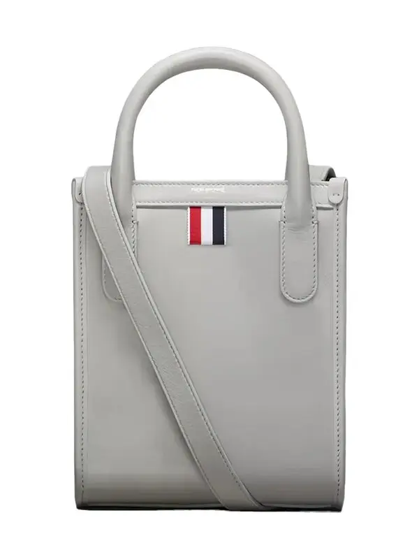 Thom Browne Small Vertical Tote Bag - Grey