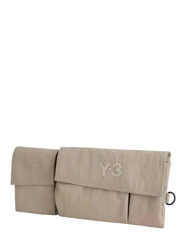 Y3 Logo-print Belt Bag - Neutrals