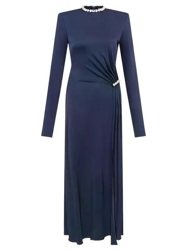 David Koma Embellished Midi Dress - Blue