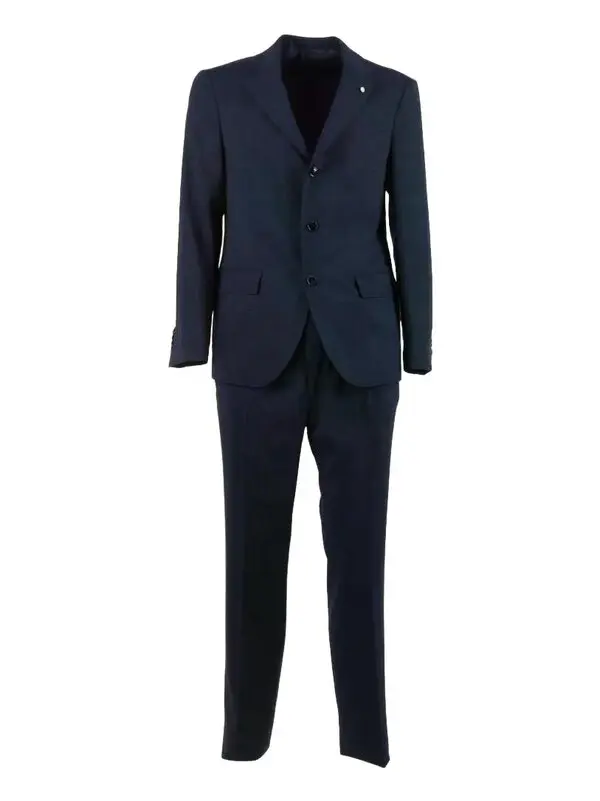 LUIGI BIANCHI MANTOVA Buttoned Suit - Blue