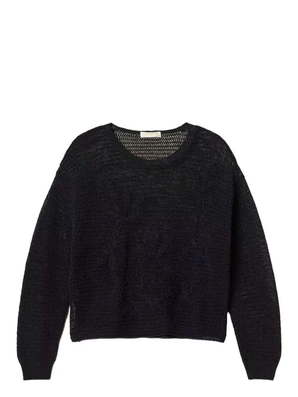 TWINSET Embroidered Sweater - Blue