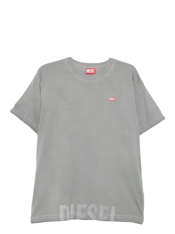 DIESEL® T-norm-t7 Logo-detail T-shirt - Grey