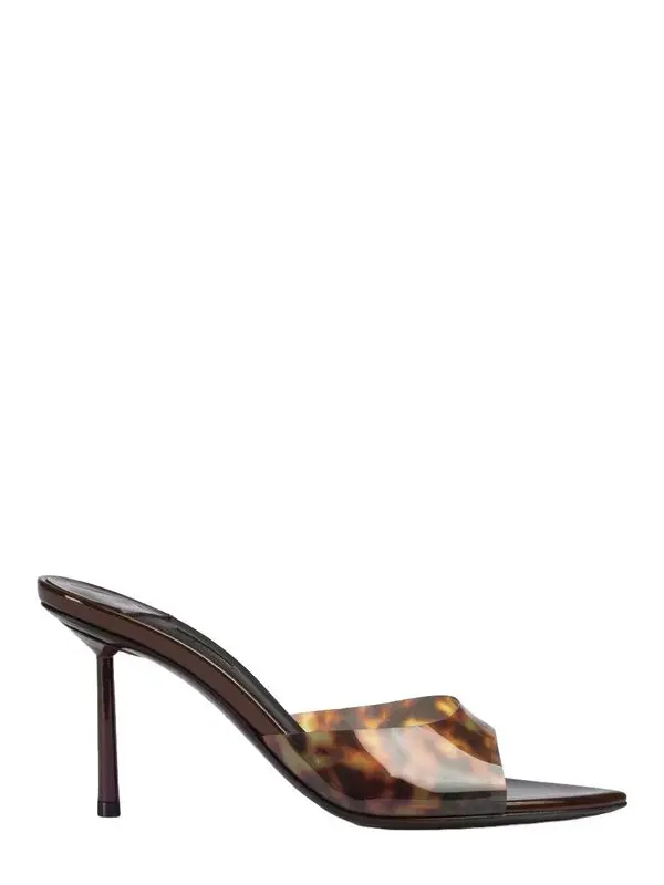 LE SILLA 80mm Bella Mules - Brown
