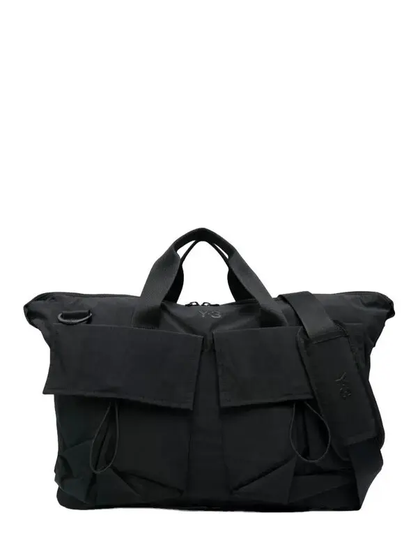 Y3 Flap-pocket Tote Bag - Black