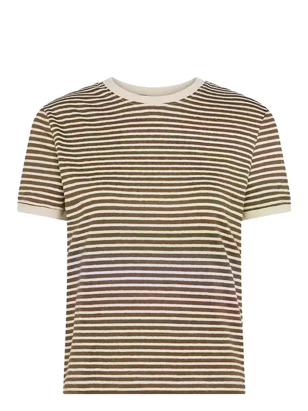 Seventy Striped T-shirt - Brown