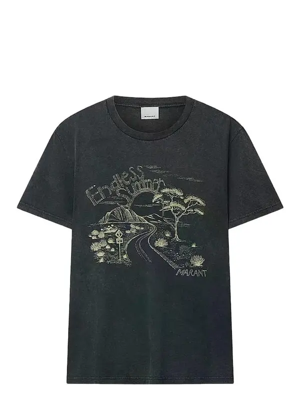 MARANT Honore T-shirt - Grey