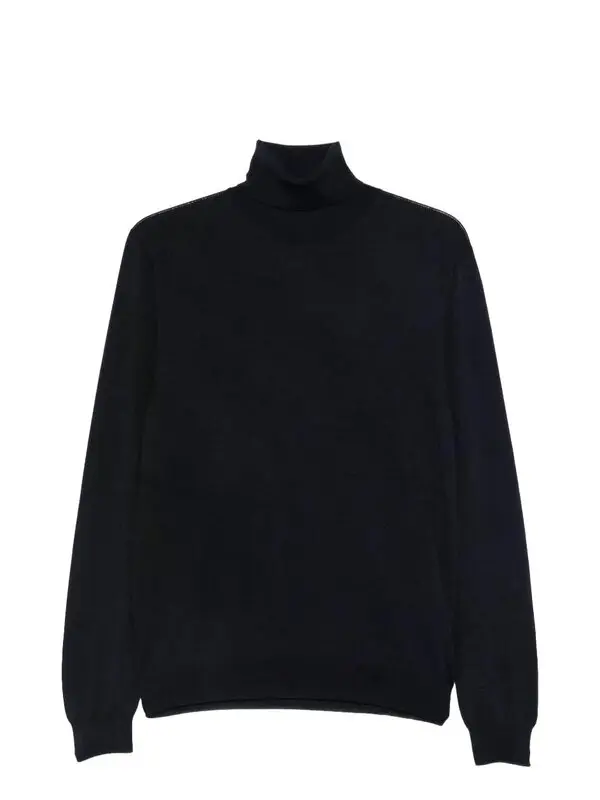 ZANONE Long-sleeve Turtleneck Sweater - Blue